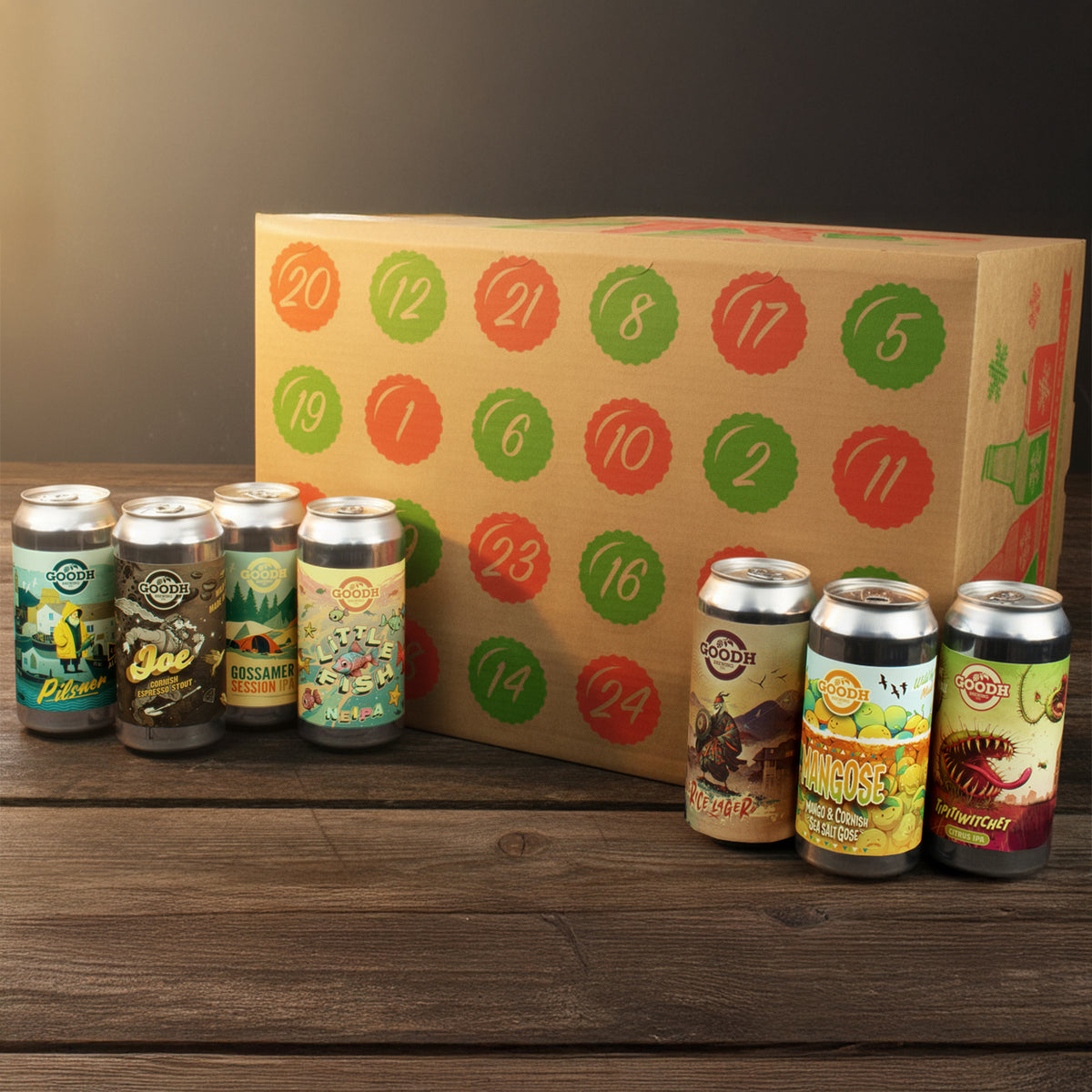 Goodh Advent Calendar 23 × 440ml Craft Beers – GoodhBrewingCo
